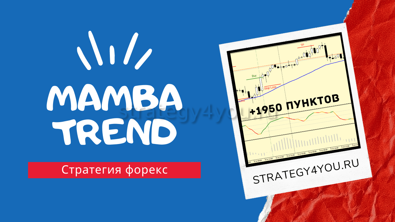 Стратегия форекс «Mamba trend»: +1950 пунктов по GBP/USD (H1)