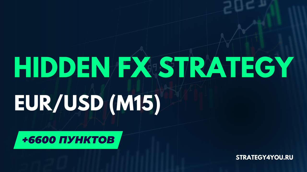 М15 Стратегия форекс «Hidden FX Strategy»: +6600 пунктов (EURUSD)
